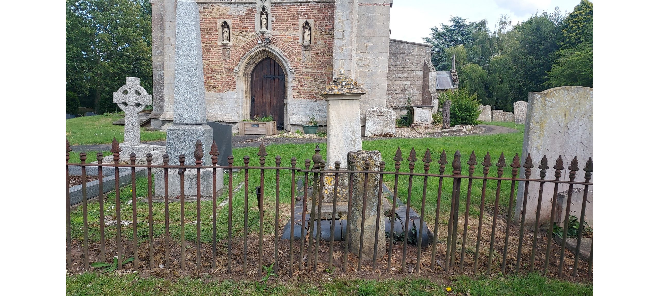 Tydd St Mary (1) churchyard - Medieval Standing Crosses of Lincolnshire