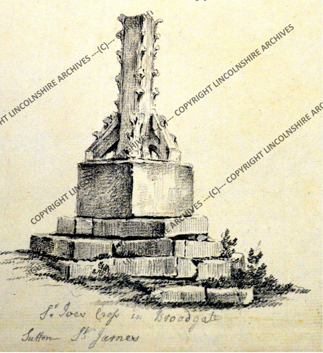 Sutton St James (1) The Butter Cross - Medieval Standing Crosses of ...